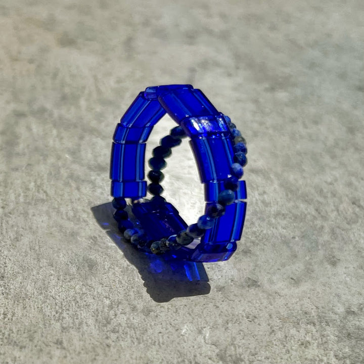 Highest quality sustainable gemstone elastic rings made to order ...